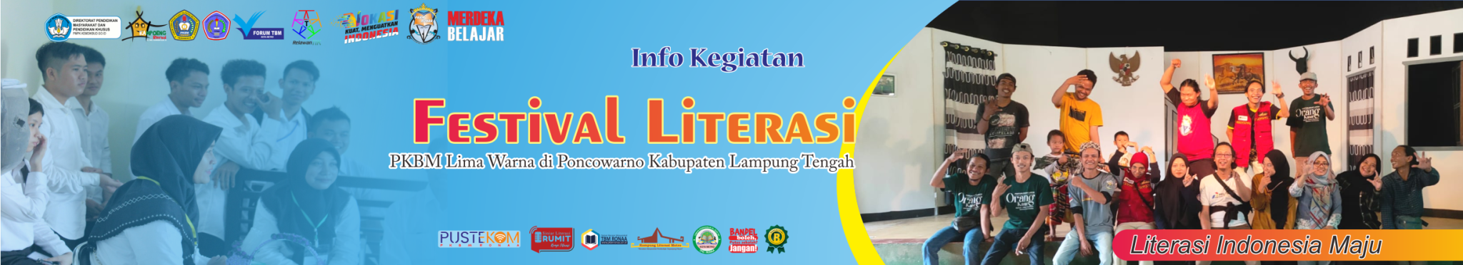Safari Literasi Ke Festival Lima Warna Di Bumi Jurai Siwo Lampung ...